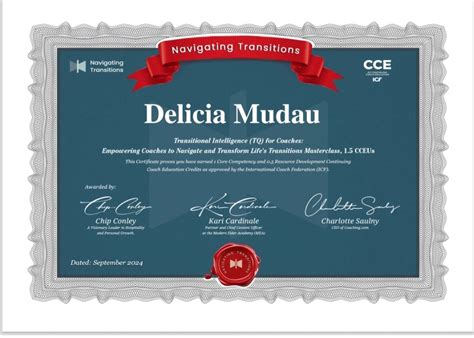 I Am Excited To Announce That I Am Now A Certified Career Transition