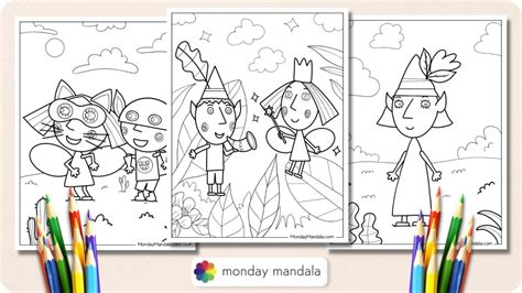 20 Ben And Holly Coloring Pages Free Pdf Printables