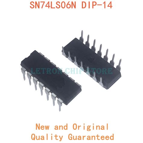 Bộ 10 Linh Kiện điện Tử Sn74ls06n Dip14 Sn74ls06 Dip 74ls06n 74ls06 Dip