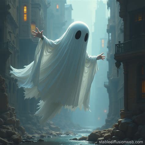 Ghost 2d Flight Scene Stable Diffusion Online