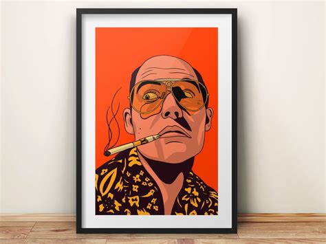 Raoul Duke Art Print Etsy