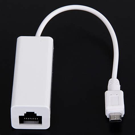 Micro Usb 20 To 10100mbps Ethernet Lan Adapter For Tablet Pc