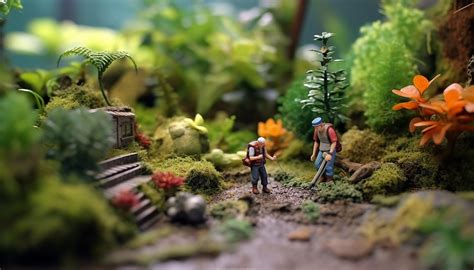 Premium Ai Image Diorama Professional Photo Shoot Minimal Models Miniature Concept