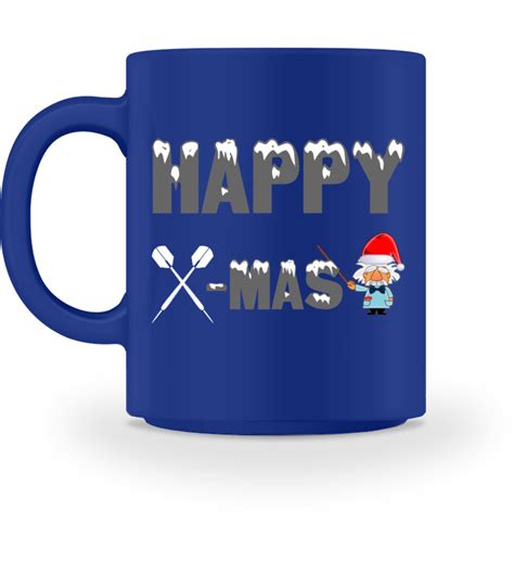 Happy Dartmas Tasse Fun Dart Shirts