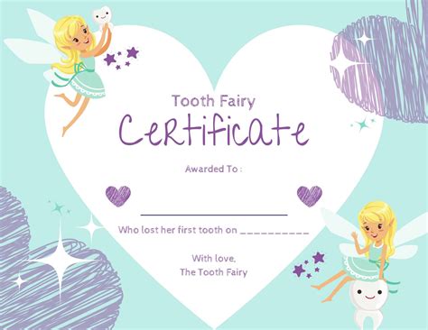 Tooth Fairy Template Pl