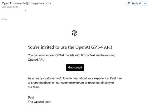 I Received An Invitation To Use Gpt 4 Api But It Does Not Work Api Openai Developer Forum