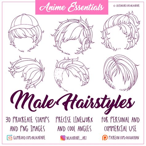 How To Draw Anime Boy Hairstyles