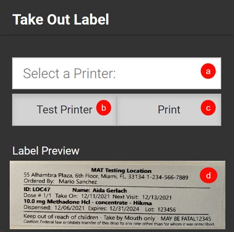 mat label printers kipu health