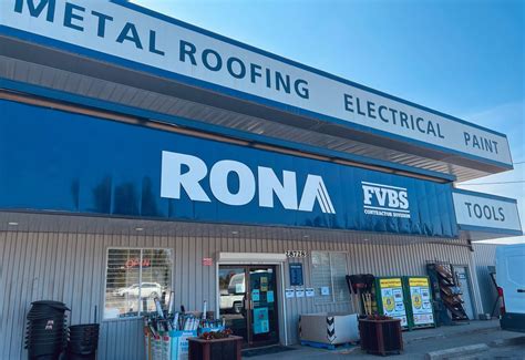 Abbotsford Rona Fraser Valley Building Supplies Hardware Store