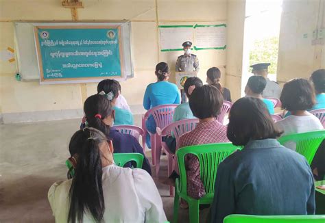 နွားထိုးကြီးမြို့ မြို့မအခြေခံပညာအထက်တန်းကျောင်းတွင် အသိပညာပေးဟောပြောပ