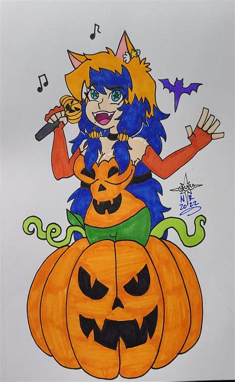 Kenna The Singer Pumpkin Xd By Princess Dc On Deviantart