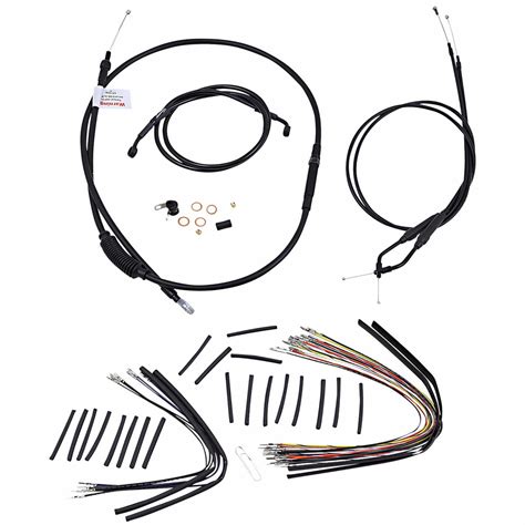 Burly Brand Complete Handlebar Cablebrake Line Kit For 14 T Bar