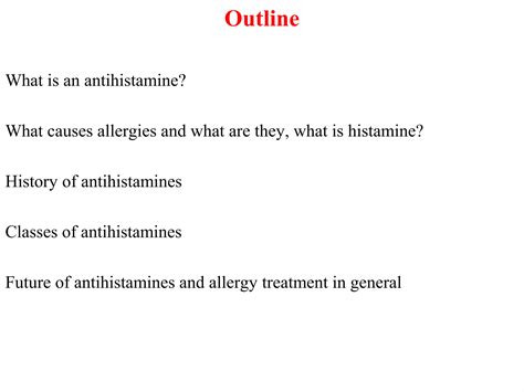 Antihistamine Ppt