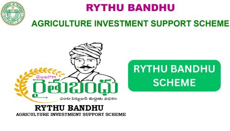 Rythu Bandhu Scheme Login Benefits Rythu Bhima Help Line