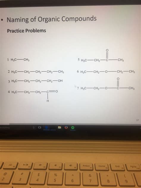 solved naming of organic compounds practice problems