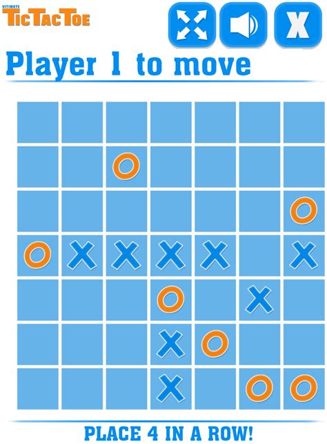 Ulitmate Tic Tac Toe Game Free 3x3 5x5 7x7 Single Player Or