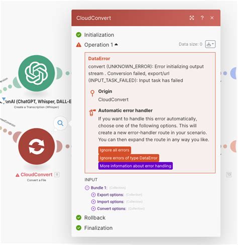 Cloud Convert Conversion Input Task Unknown Error Questions Make