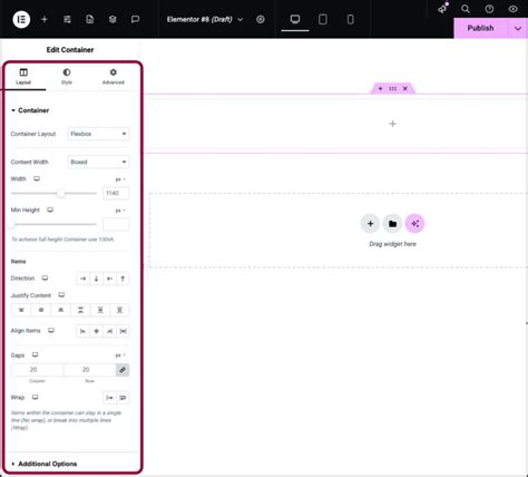 make a flexbox container clickable elementor