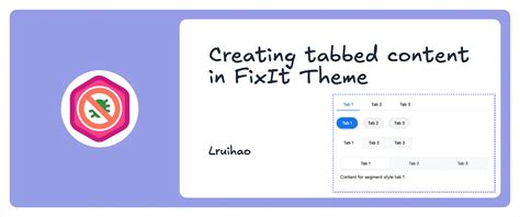 扩展 Shortcode Tabs Fixit