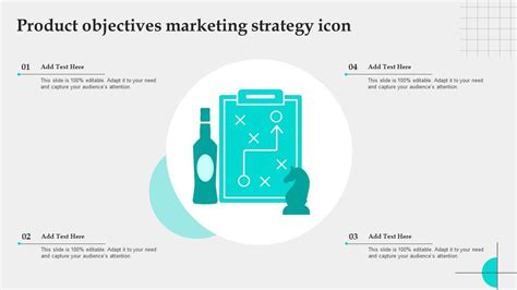Product Objectives Marketing Strategy Icon Ppt Sample