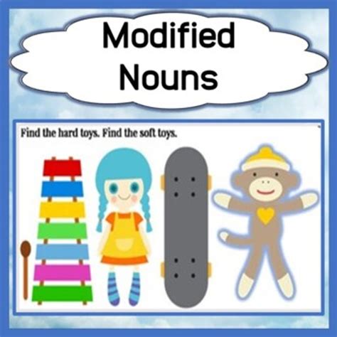 Modified Nouns Expressive And Receptive Language Speech Therapy Modified Nouns Expressive And Receptive Language Speech Therapy
