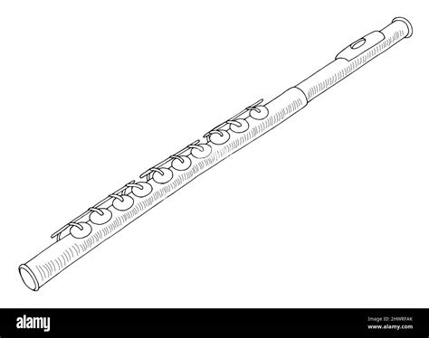 Flute Drawing Outline At Carmen Elliott Blog