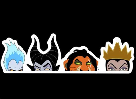 Pin By Brittany Caporali On Stickers Disney Villains Disney Villain