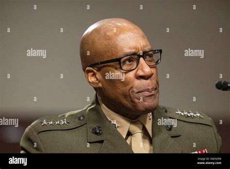 General Michael E Langley Usmc Makes Opening Statements Before Us