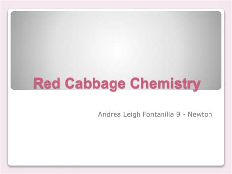 Ph Indicator Experiment Pptx