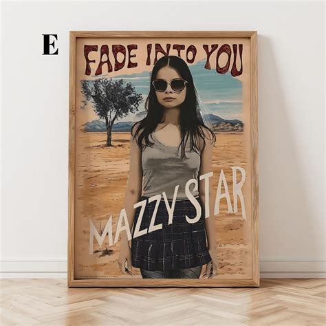 Mazzy Star Posters Retro Music Prints Fade Into You Poster Print