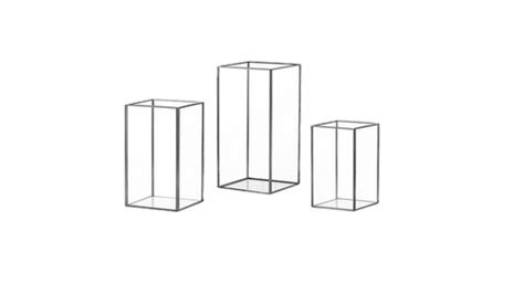 1125 Rectangular Glass Vase Mysite 1