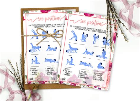Sex Positions Game Adult Dirty Funny Game With Burgundy Background Printable Printables Depot