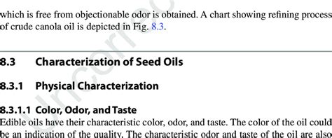 3 Flow Sheet Showing Processing Of Crude Canola Oil By Traditional And