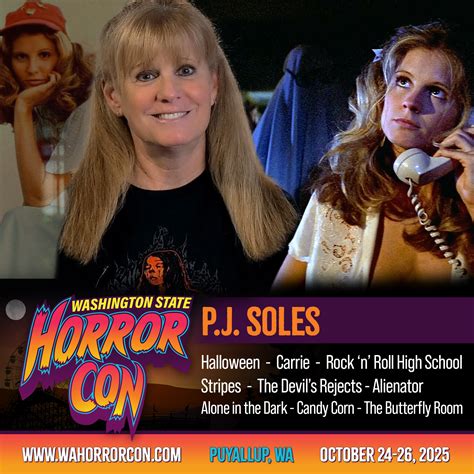 Pj Soles Washington State Horror Con