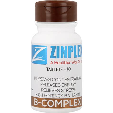 Zinplex B Complex 30 Capsules Clicks