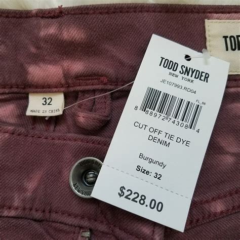 Todd Snyder Jeans Todd Snyder Cut Off Tie Dye Denim Jeans Poshmark