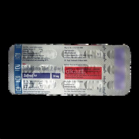 Zolfresh 10mg Tablet 15s Price Uses Side Effects And Substitutes Medkart