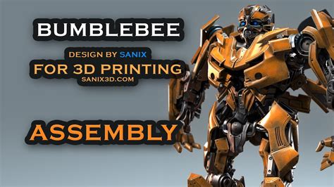 Bumblebee 3d Model Files For 3d Printing Youtube