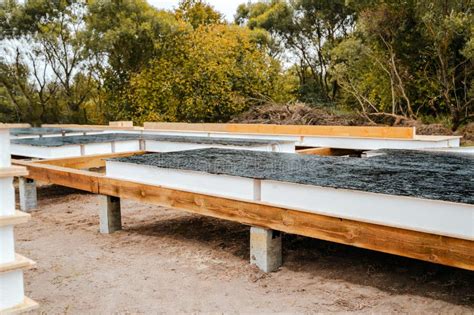 Building Construction Of Wooden Frame House Made Of Sip Structural