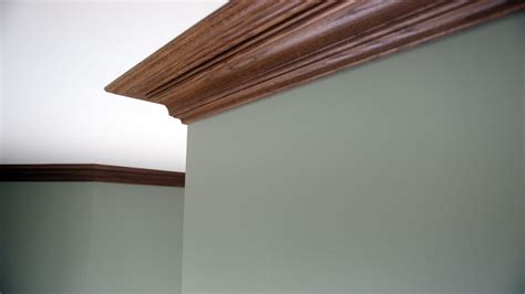 Custom Red Oak Crown Molding Office Color Schemes Stained Crown