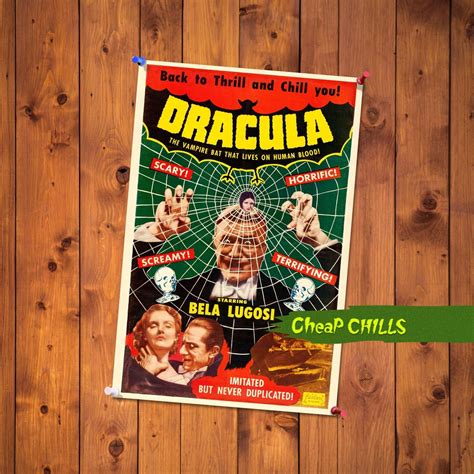 Dracula Classic 1931 Repro Poster Etsy