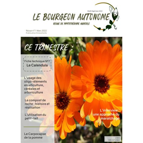 Revue N°7 Le Bourgeon Autonome