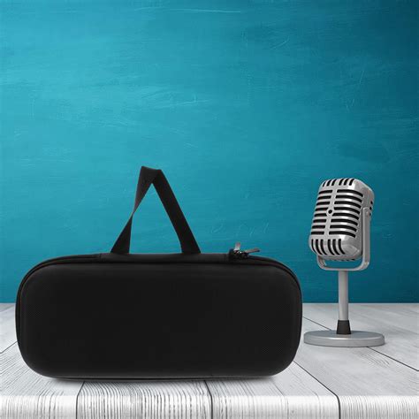 Futureoryy Condenser Microphone Case 1pack Eva Black Rectangular For