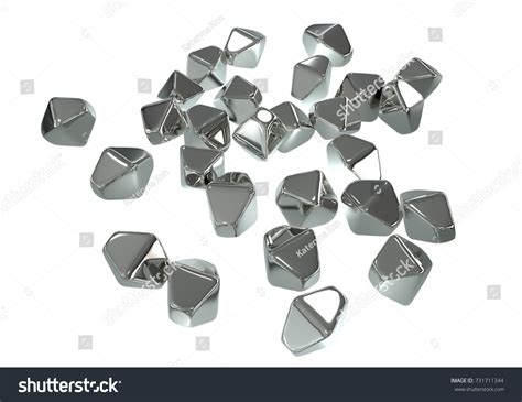 Titanium Dioxide Tio2 Nanoparticles 3d Illustration Stock Illustration