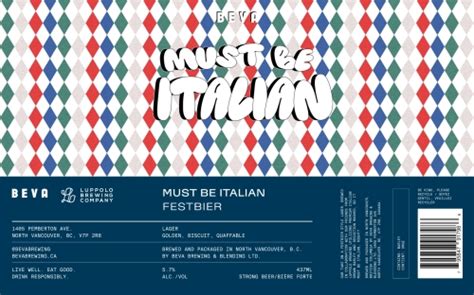 Beva Must Be Italian 4p