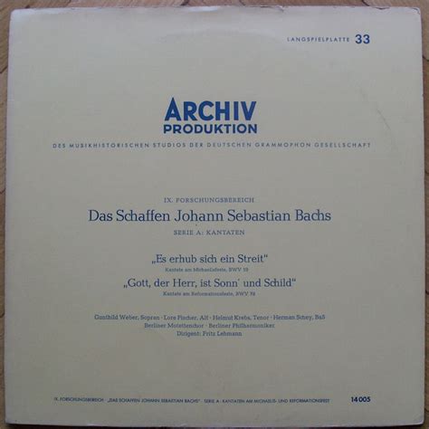 Cantata Bwv 79 Details And Discography Part 1 Complete Recordings