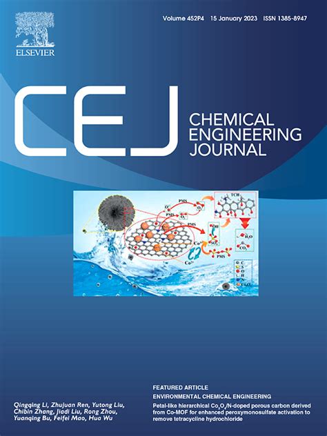 Publication From Our Laboratory In The Prestigious Chemical Engineering