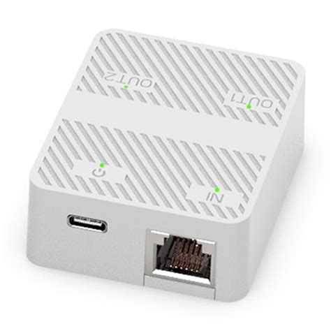 2 Port Gigabit Network Switch Rj45 Switch Network Splitter Cable Extender 1000mbps Selector