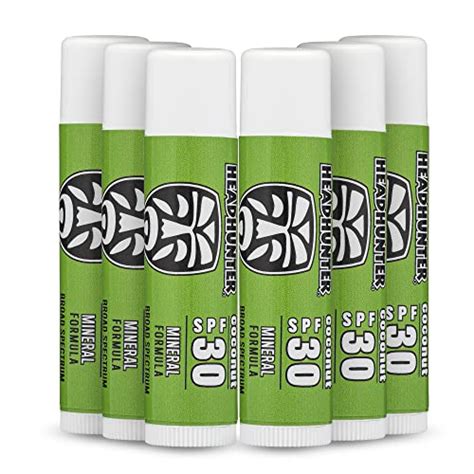 Headhunter Coconut Sport Chapstick Sunscreen Spf 30 Natural Mineral