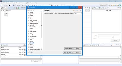 Monjadb Un Cliente Mongodb Para Eclipse Oxygen El Blog De David